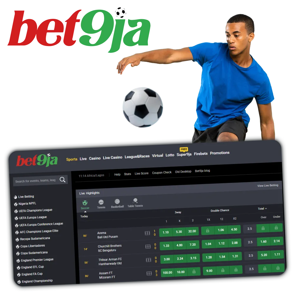 Bet9Ja — Official Betting Site in Nigeria